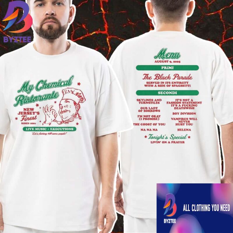 My Chemical Romance Official Long Live The Black Parade Tour 2025 My Chemical Ristorante New ...