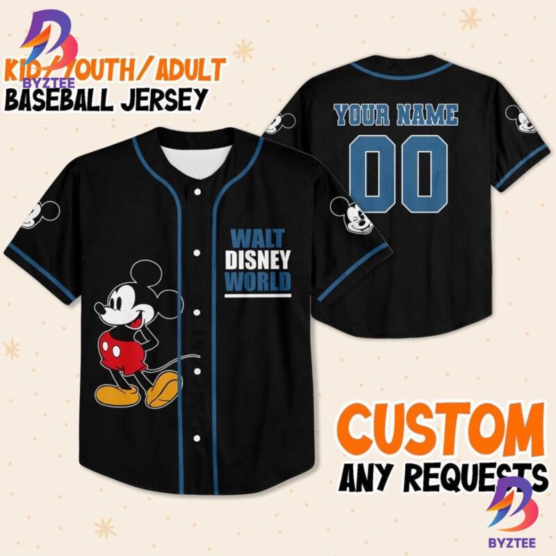 Personalize Walt Disney World Baseball Jersey - Byztee